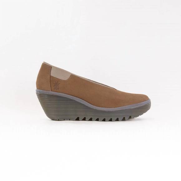 Fly London | Shoes | New Fly London Womens Wedge Heeled Shoes In Sand ...